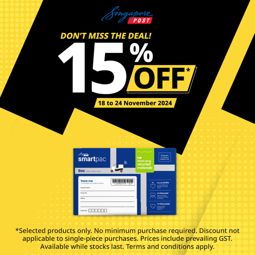 [SINGPOST] SmartPac is a pre-paid postal service for domestic delivery