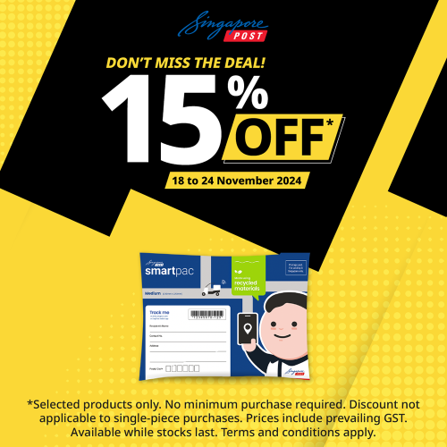 [SINGPOST] SmartPac is a pre-paid postal service for domestic delivery