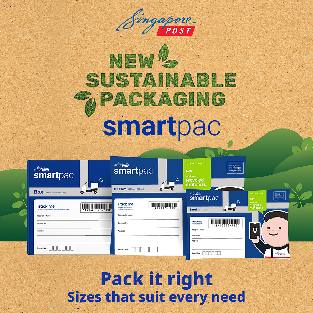 [SINGPOST] SmartPac is a pre-paid postal service for domestic delivery