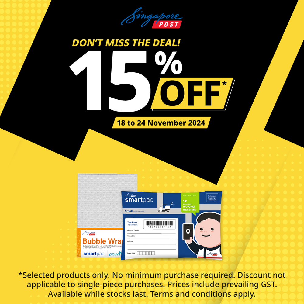 [SINGPOST] SmartPac is a pre-paid postal service for domestic delivery