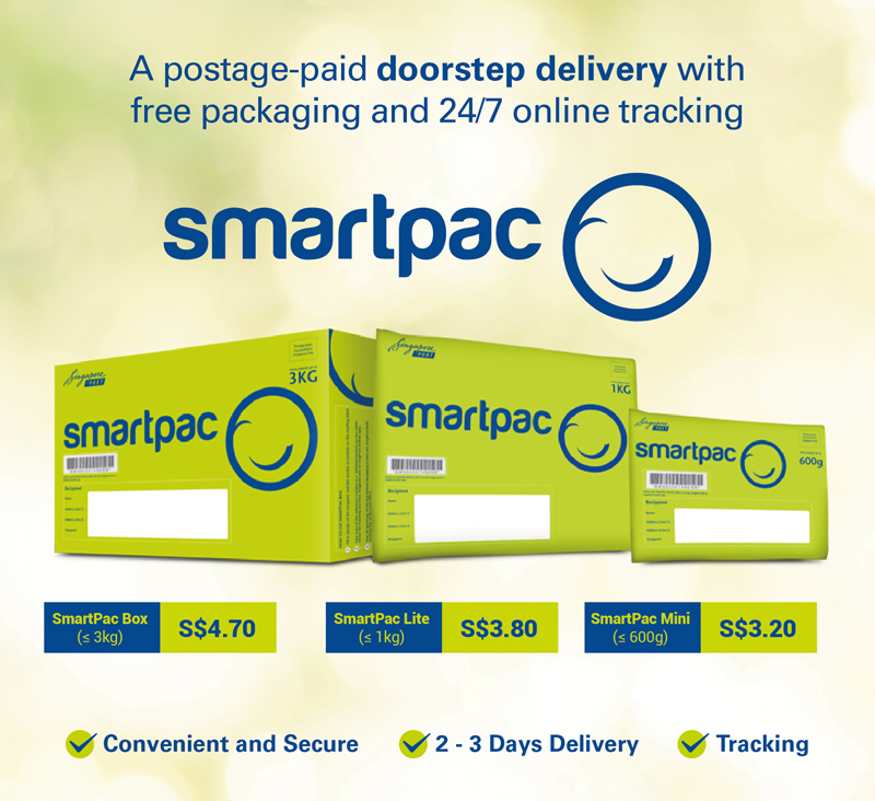 [SINGPOST] SmartPac is a pre-paid postal service for domestic delivery