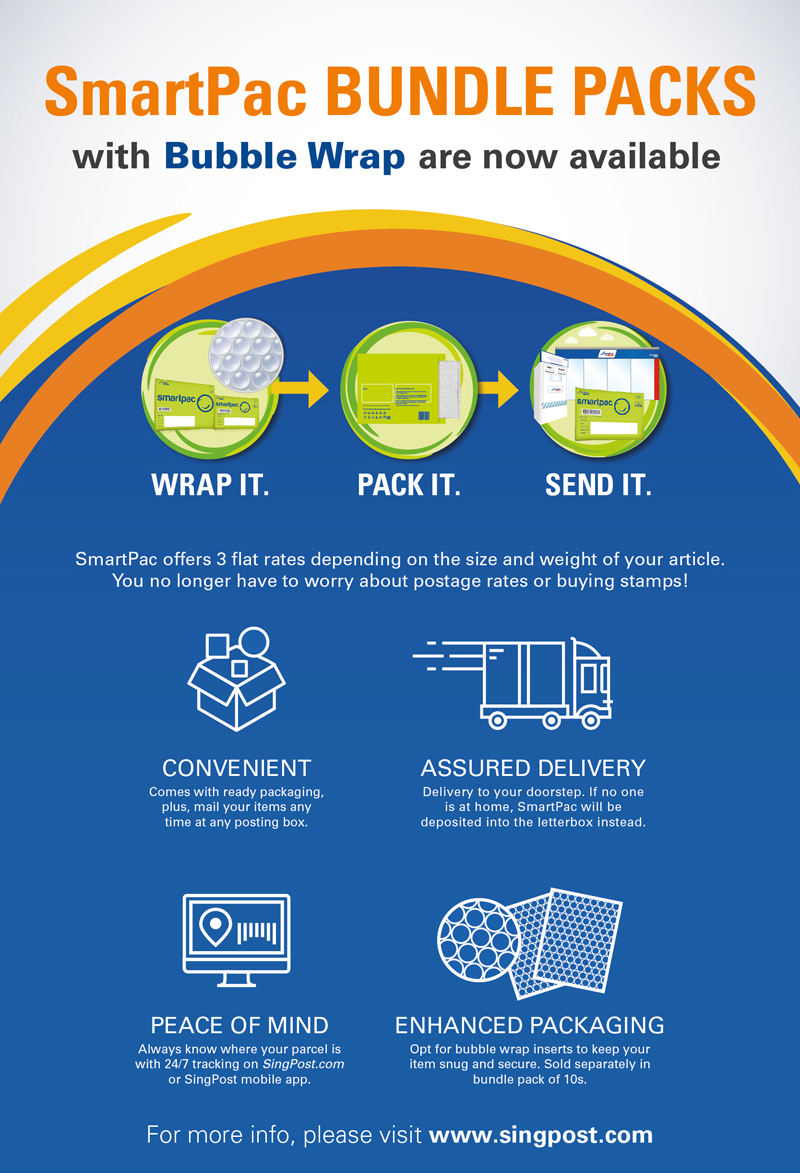 [SINGPOST] SmartPac is a pre-paid postal service for domestic delivery